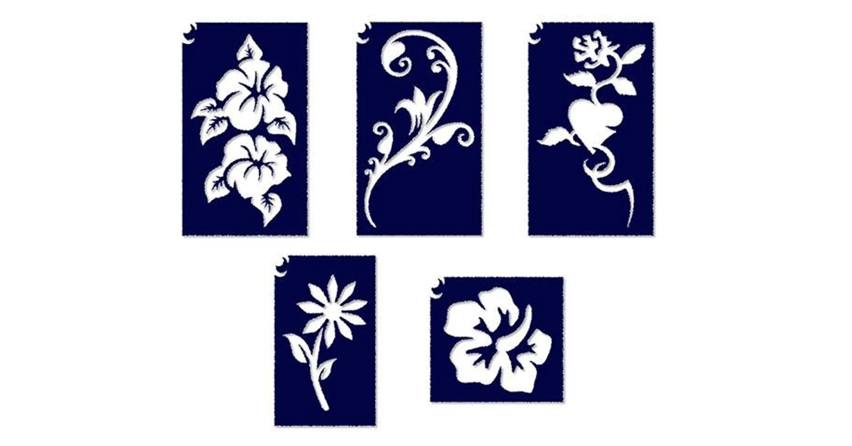 Virág 1 sablon szett (5 db) | Móka Shop